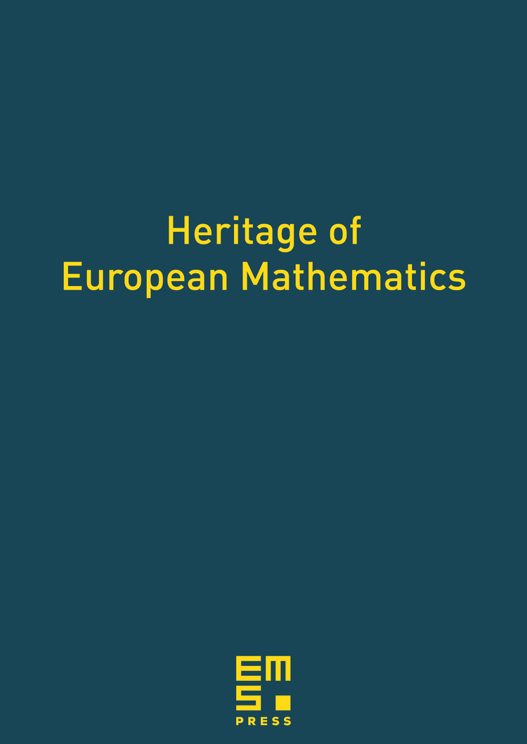 Heritage of European Mathematics | EMS Press