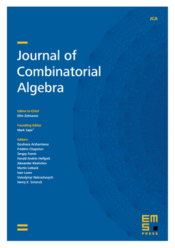 Journal of Combinatorial Algebra | EMS Press